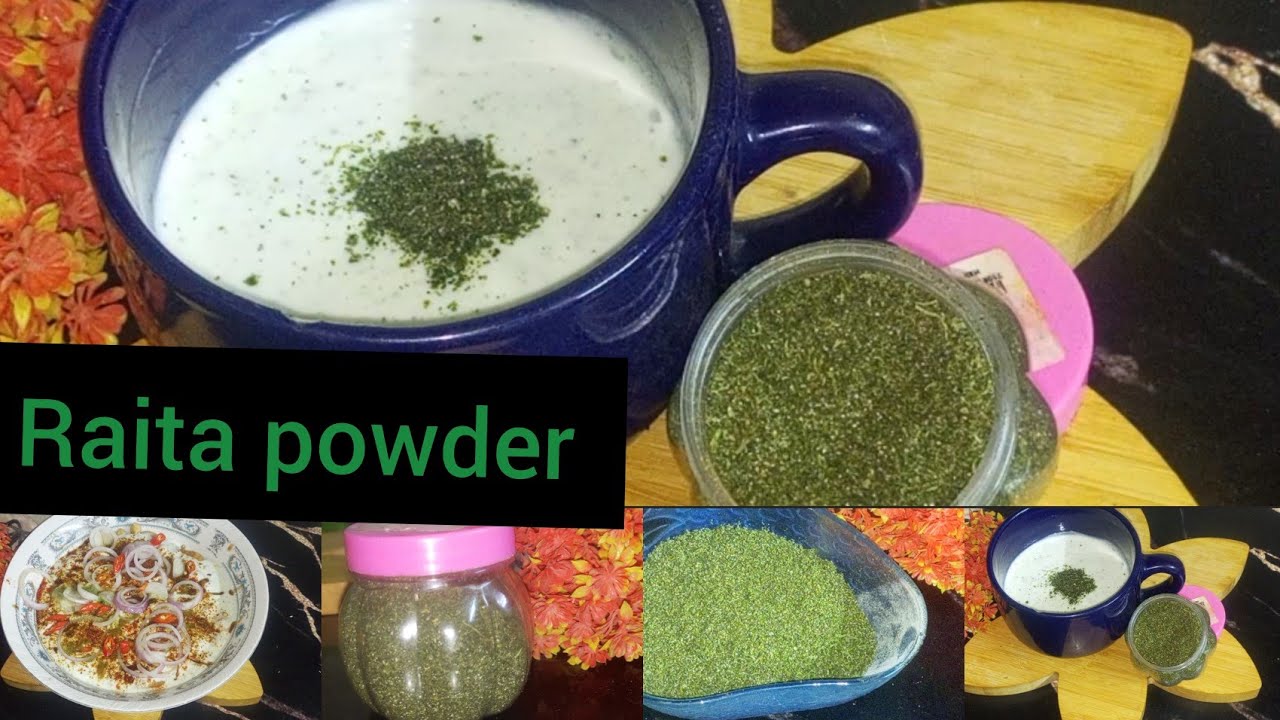 Ramzan Special recipe || Raita powder recipe||Homemade raita powder ...