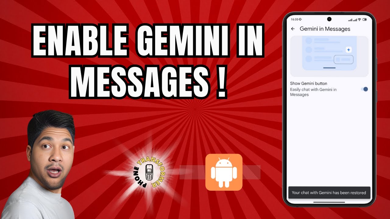How to Enable Gemini in Messages on Android - YouTube