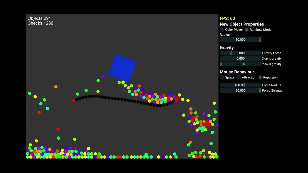 Particle Physics with Verlet Integration | C++ & OpenGL - YouTube