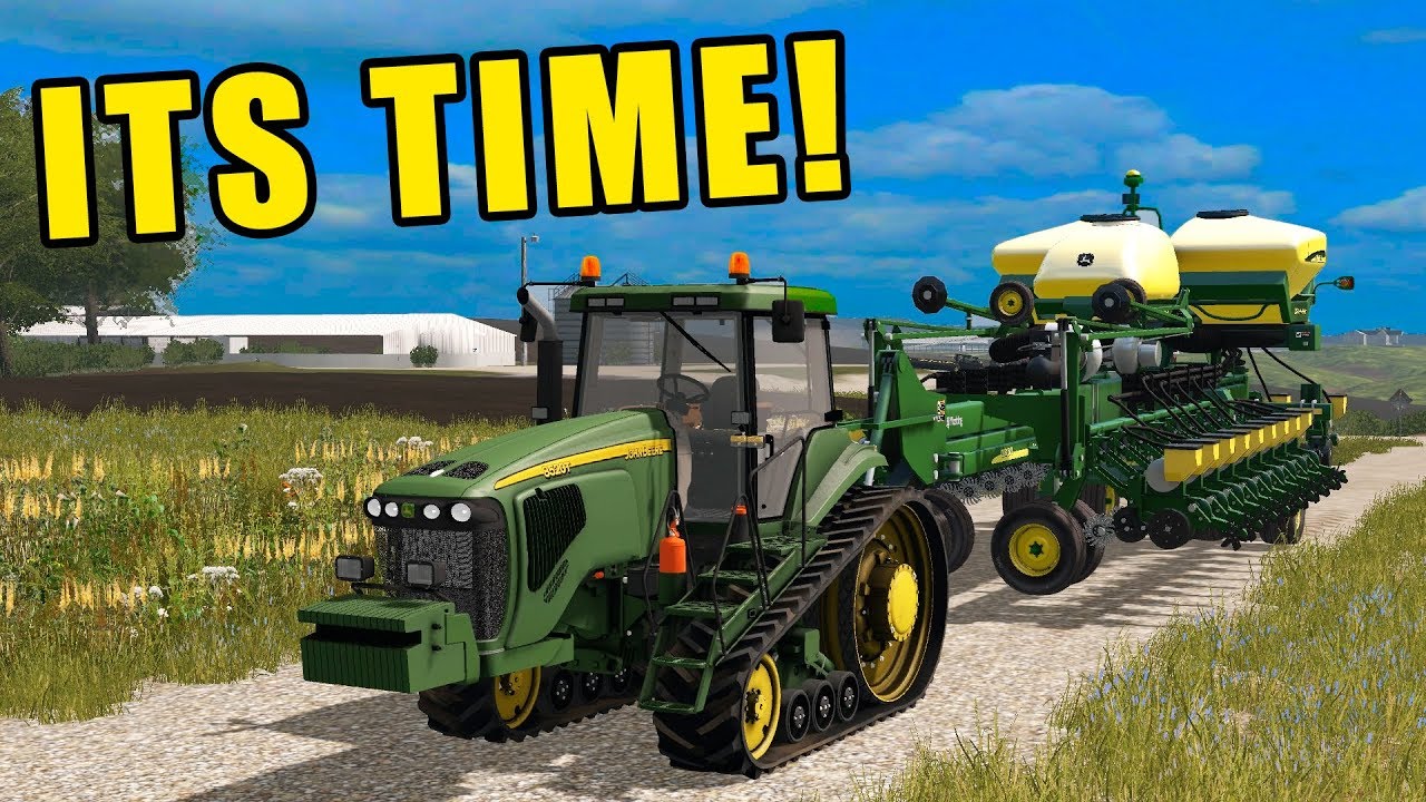 FIRST TIME USING THE JD 8520T! | EP#78 | FARMING SIMULATOR 2017 - YouTube