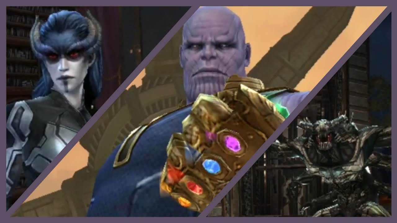 Marvel future fight mode story Avenger infinity war all bosses - YouTube