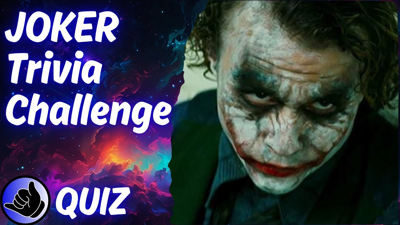 🃏 The Ultimate Joker Quiz: 25 Questions About the Iconic Villain! 🎭 ...