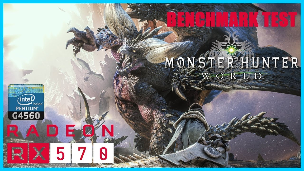 MONSTER HUNTER WORLD // BENCHMARK TEST // AMD RX 570 - YouTube