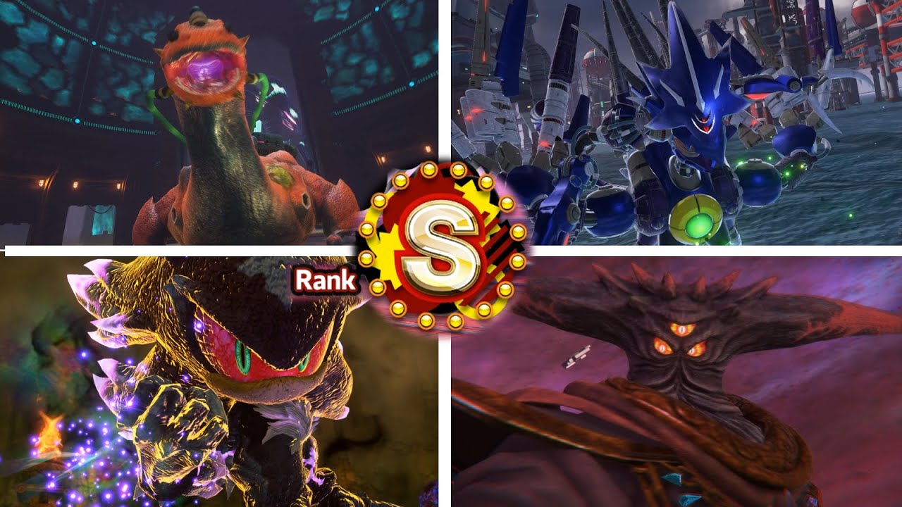 Shadow Generations - ALL Bosses + Hard Mode (S Rank) - YouTube