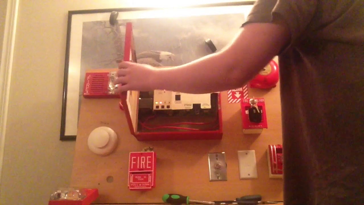 Fire alarm Board demonstration (EPILEPSY WARNING) - YouTube