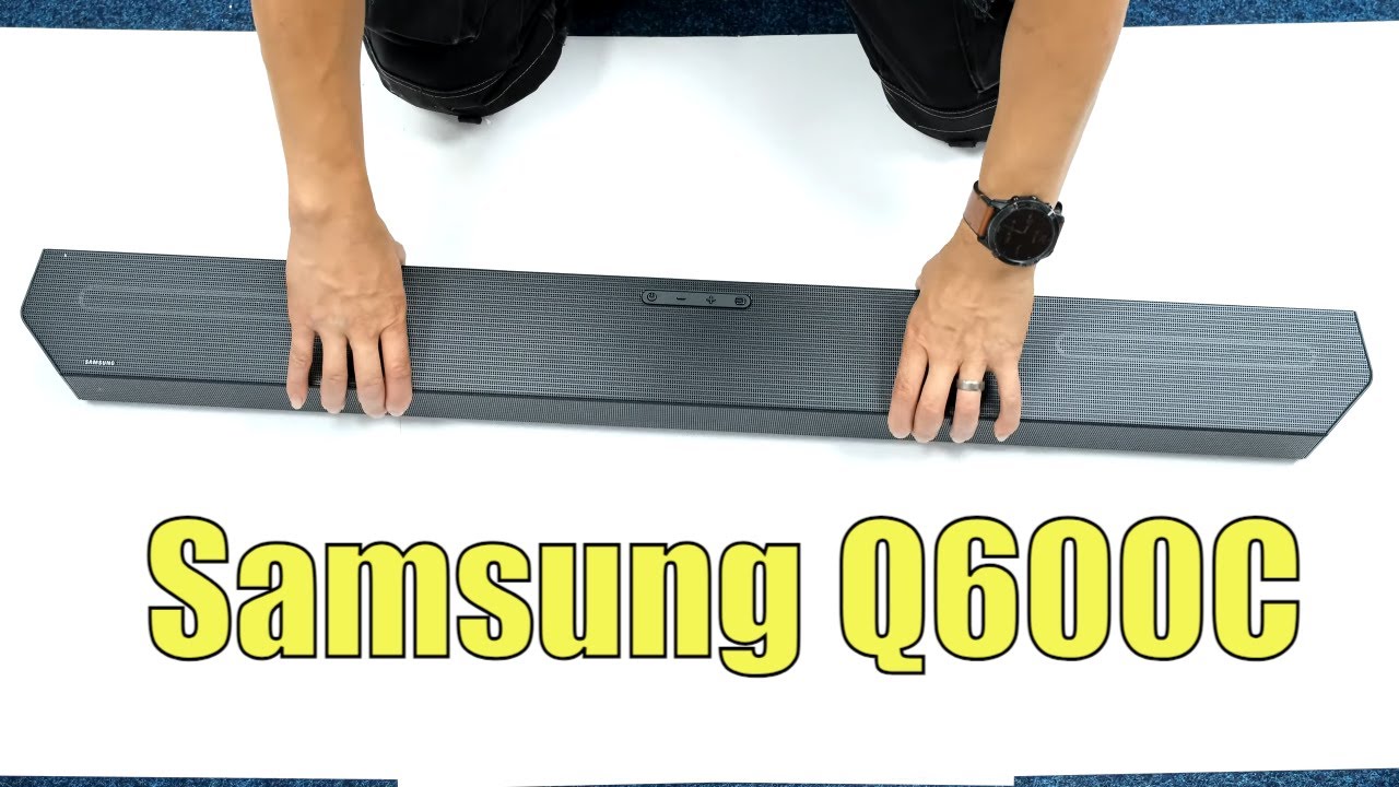 Samsung Q600C Soundbar 2023 Unboxing, Setup, Dimensions and Tests on TV ...
