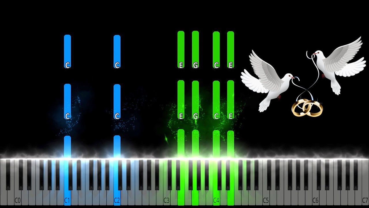 Felix Mendelssohn - Wedding March Piano Tutorial - YouTube