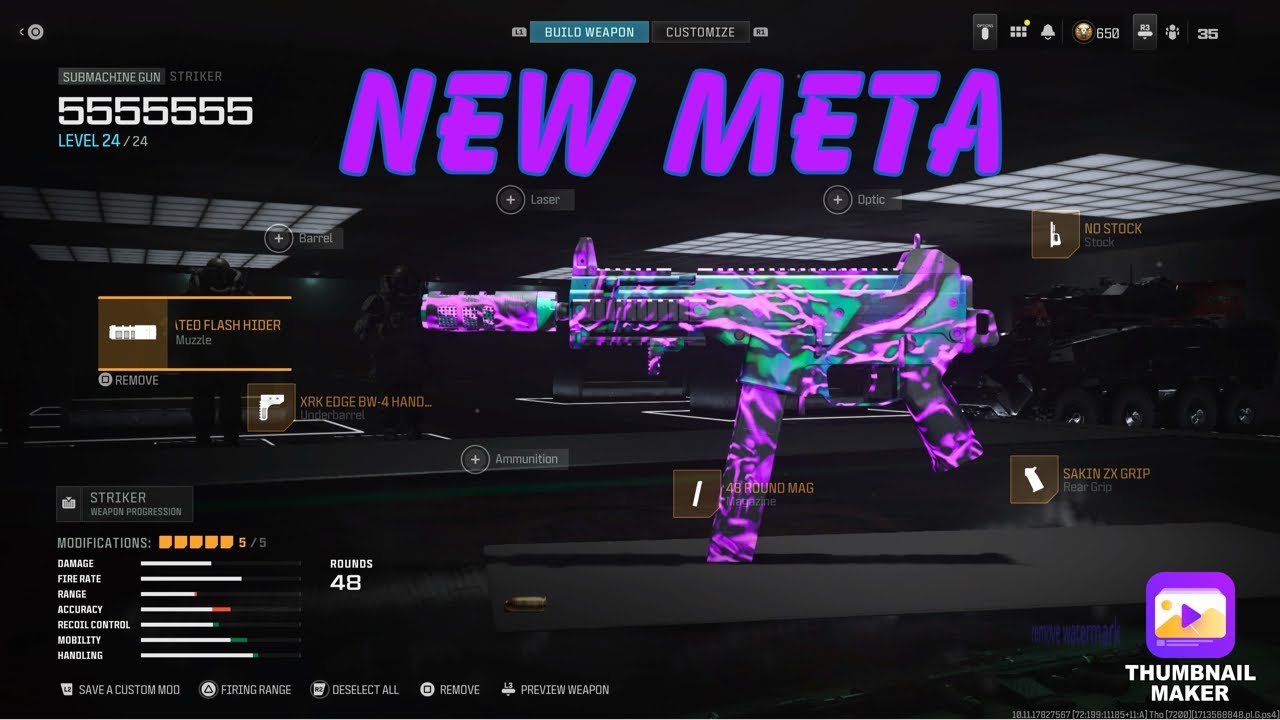 the NEW STRIKER LOADOUT is *BROKEN* in WARZONE 3! 😈 (Best Striker Class ...