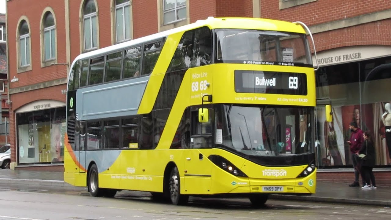Buses Trains & Trams at Nottingham September 2019 - YouTube