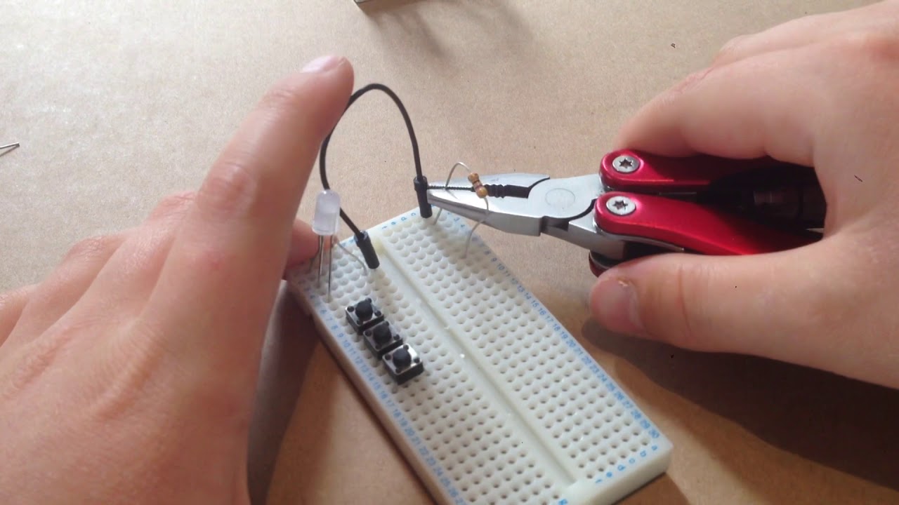 How to wire an RGB LED on a breadboard - YouTube