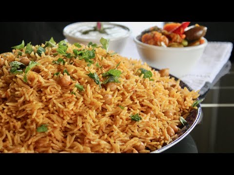Chana Pulao Recipe - Nakhud Palaw - Channa Pulao - Easy Chana Pulao ...