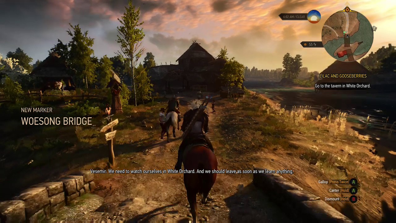 the witcher 3 wild hunt lets play part 5 bram and white orchard - YouTube