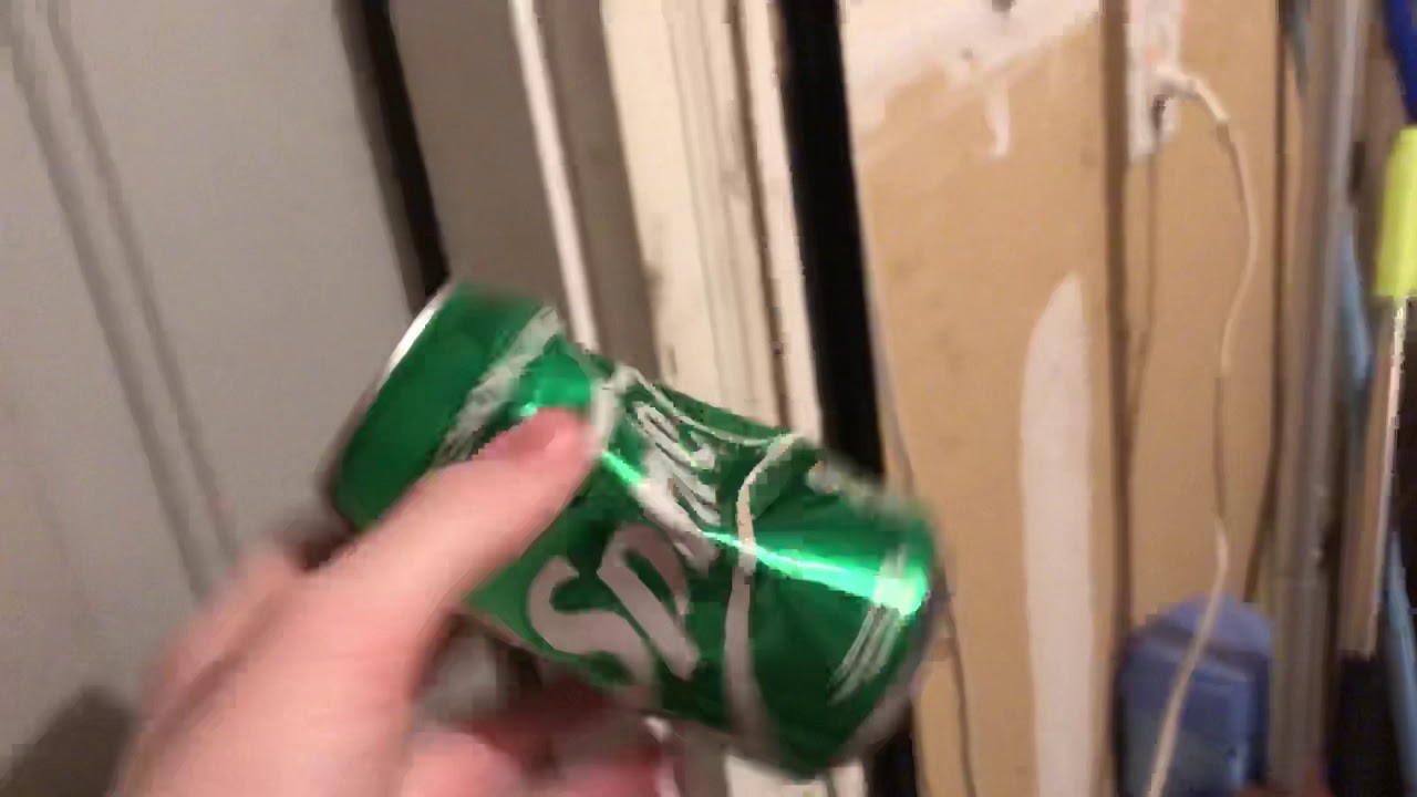 Unopened empty sprite can - YouTube