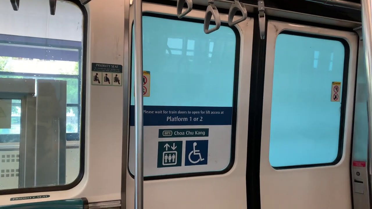 SMRT Trains BPLRT Bombardier Innovia APM 100 C801 [108/110] - Fajar to ...