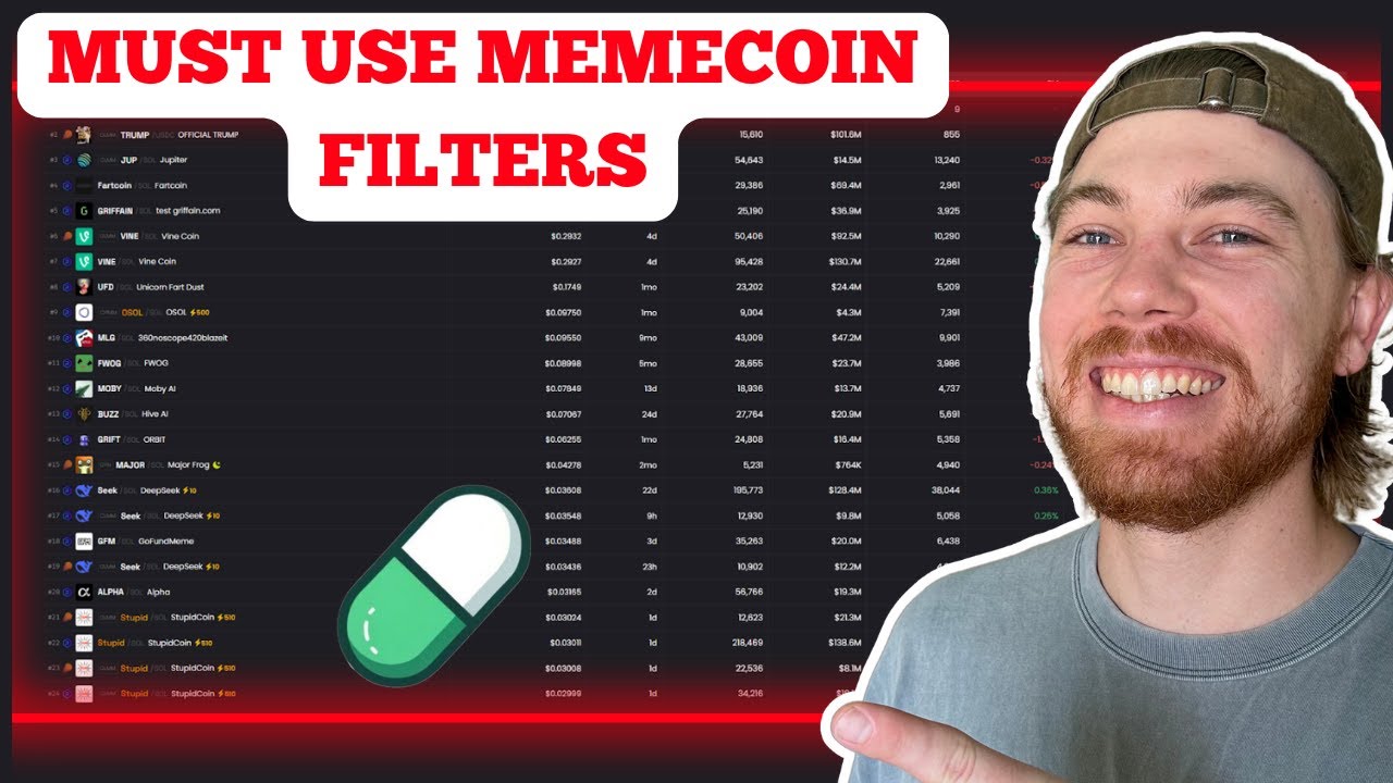 Use These Filters in the Solana Memecoin Trenches For Easy Profits ...