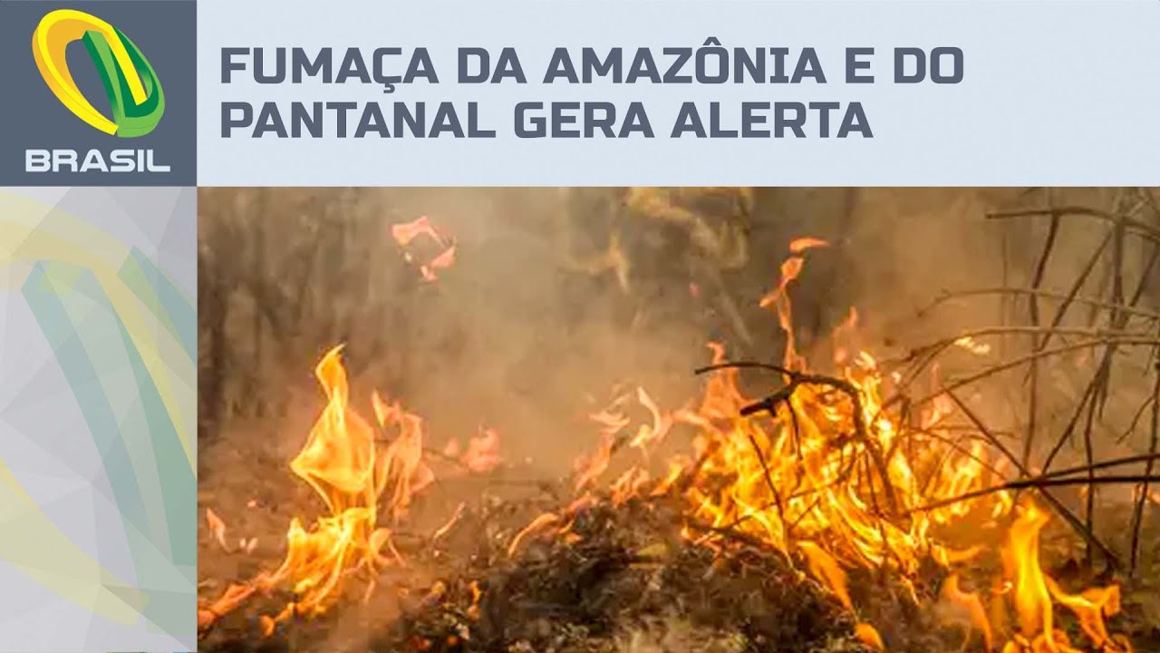 Fumaça da amazônia e do pantanal atinge 10 estados - YouTube