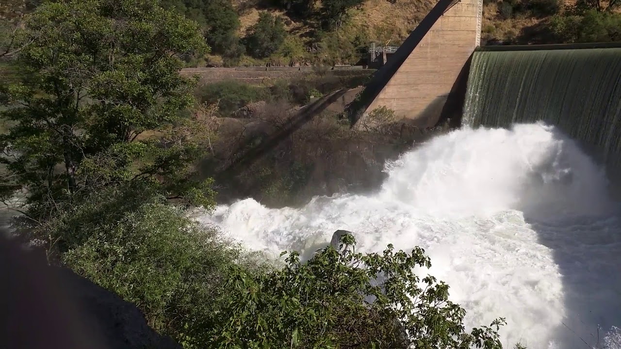 Goodwin Dam on the Stanislaus River - YouTube