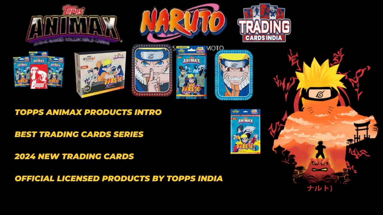 Topps Animax Naruto 2024 Trading Cards New Launch Types of Packs ...