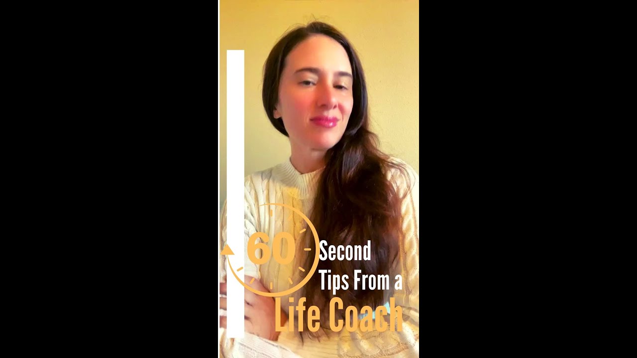 60 Second Tips From A Certified Life Coach: Choosing the Challenges to Your Goals - YouTube