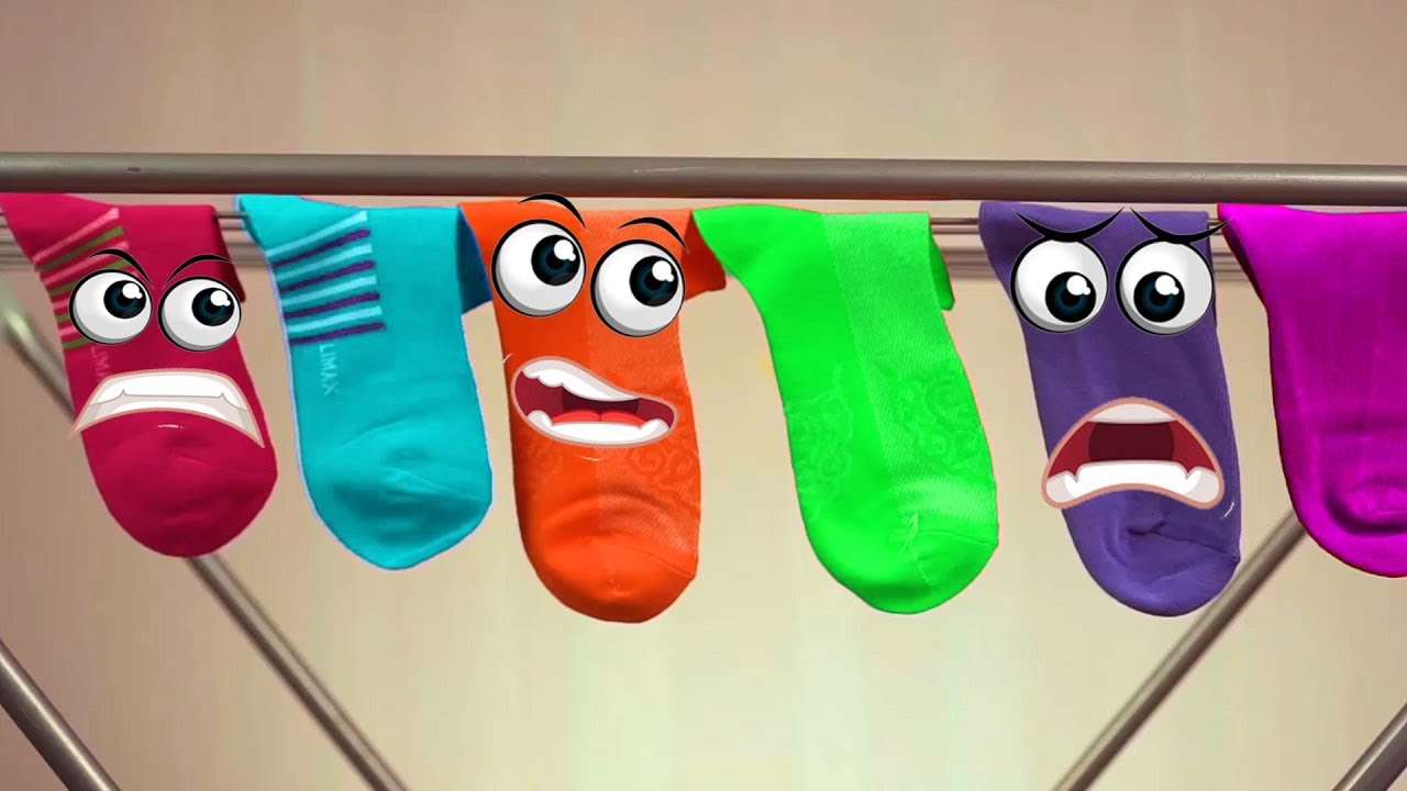 Colored socks revived in real life | DOODLAND GOODLAND - YouTube