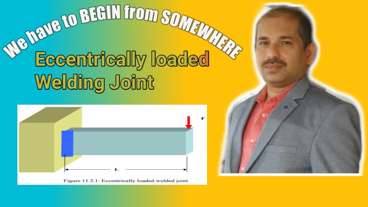 Eccentrically loaded welding joint - YouTube