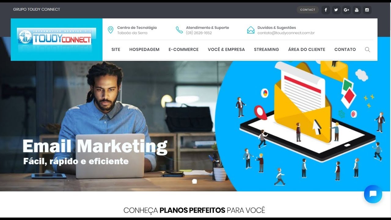 Sistema de E-mail Marketing - TOUDY CONNECT - YouTube