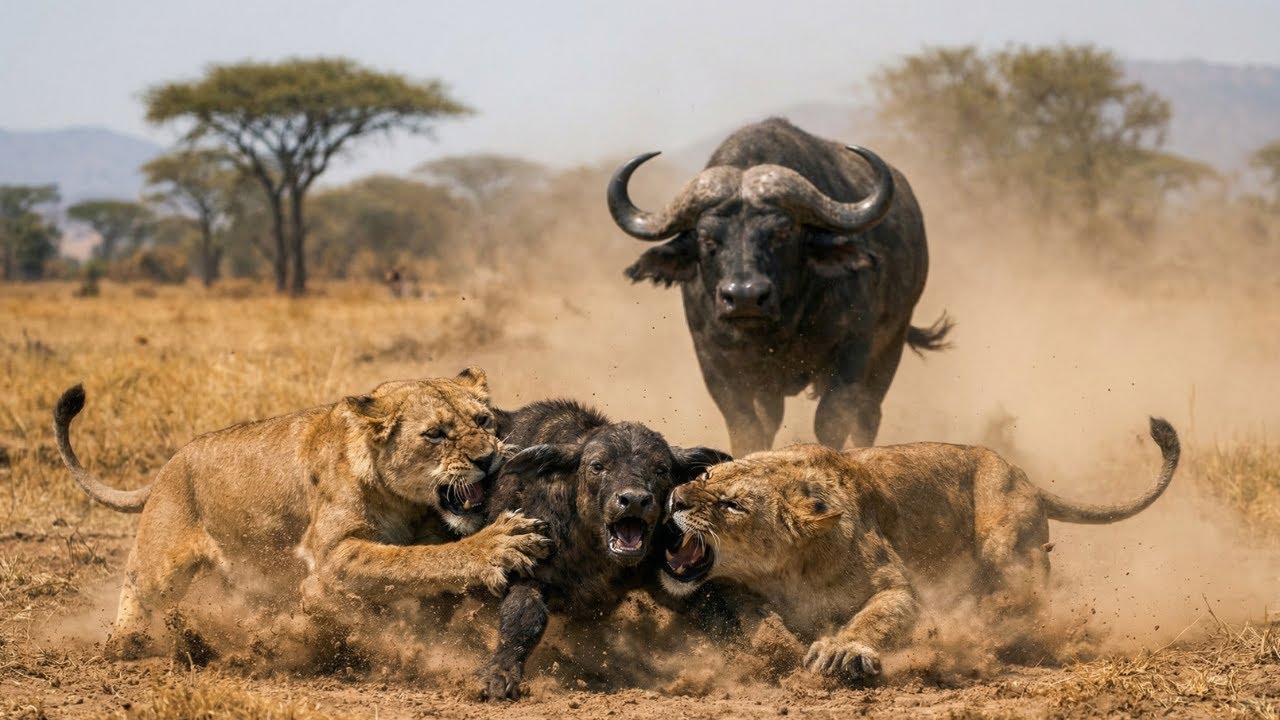 How Powerful Is A Buffalo? - YouTube