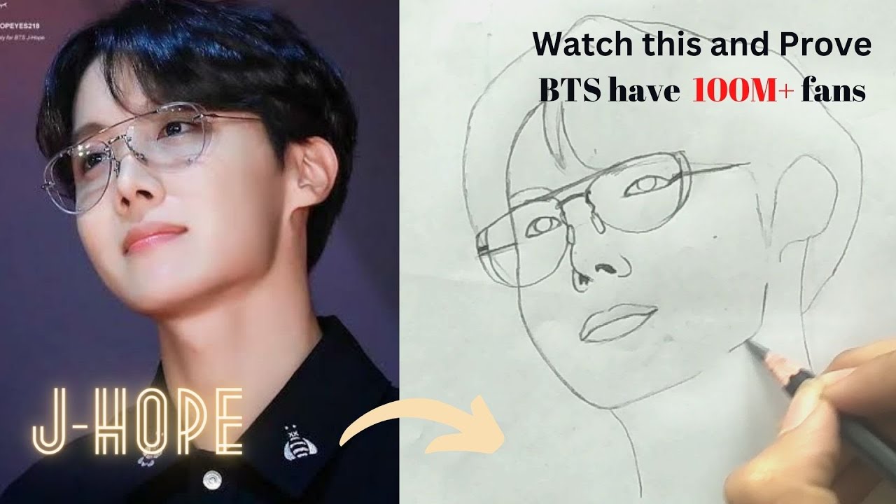 Let's Draw J-hope from BTS - YouTube