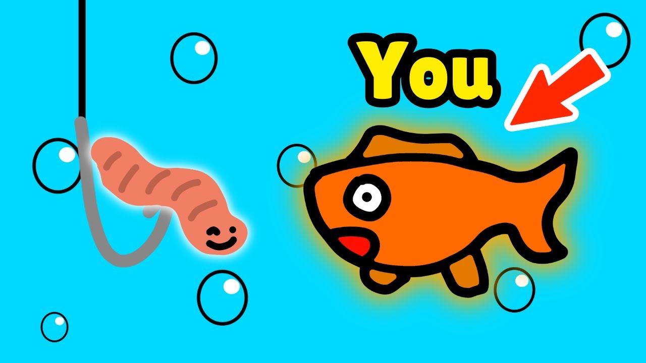 I Made a Fishing Game, but YOU'RE the Fish - YouTube