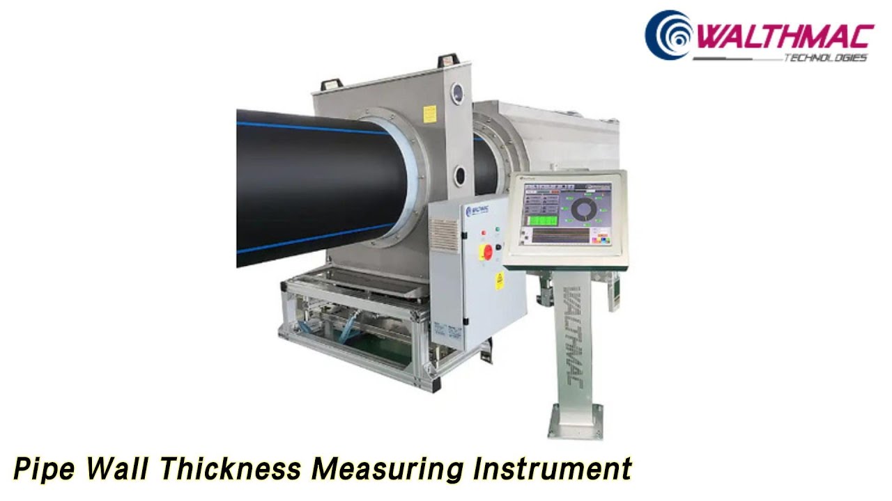 Plastic Pipe Wall Thickness Measuring Instrument Online Ultrasonic For