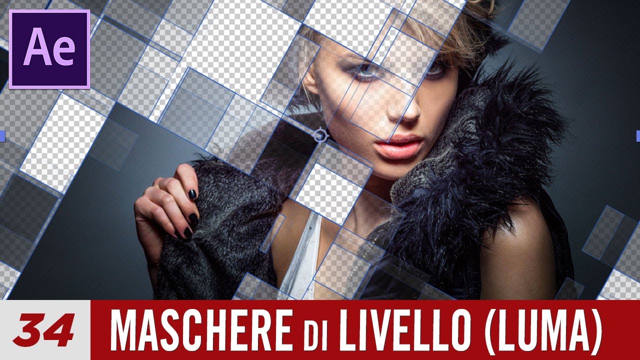 Corso After Effects - 34 - Maschere di Livello (Luma Matte) - YouTube