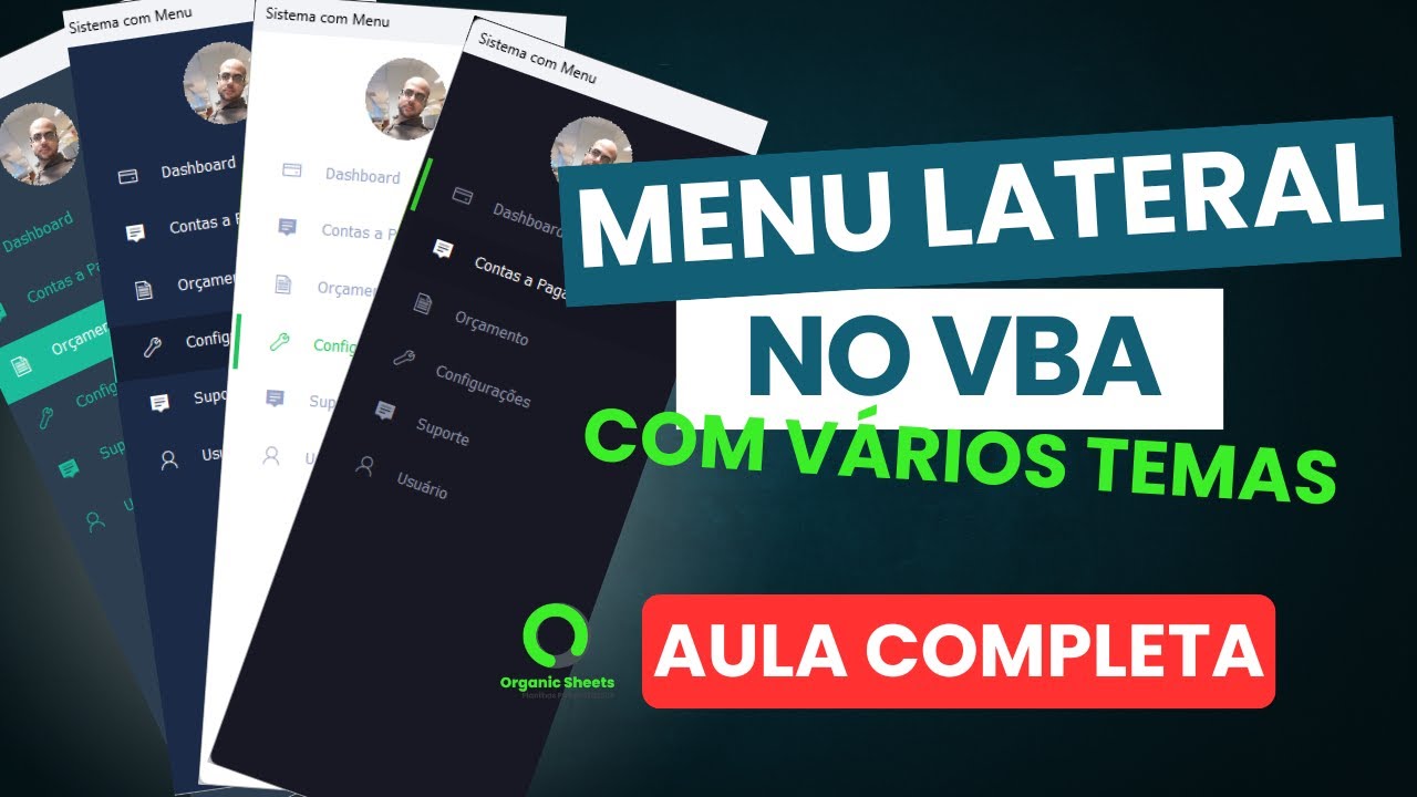 Vídeo #142 - O Menu Lateral Que Todo UserForm Precisa! Transforme Seus ...