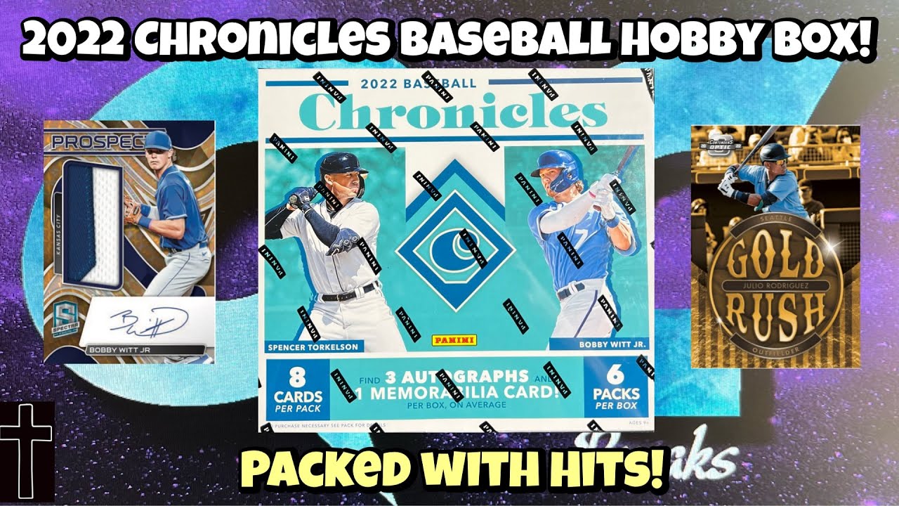 2022 Chronicles Baseball Hobby Box Review! Loaded with Hits! - YouTube