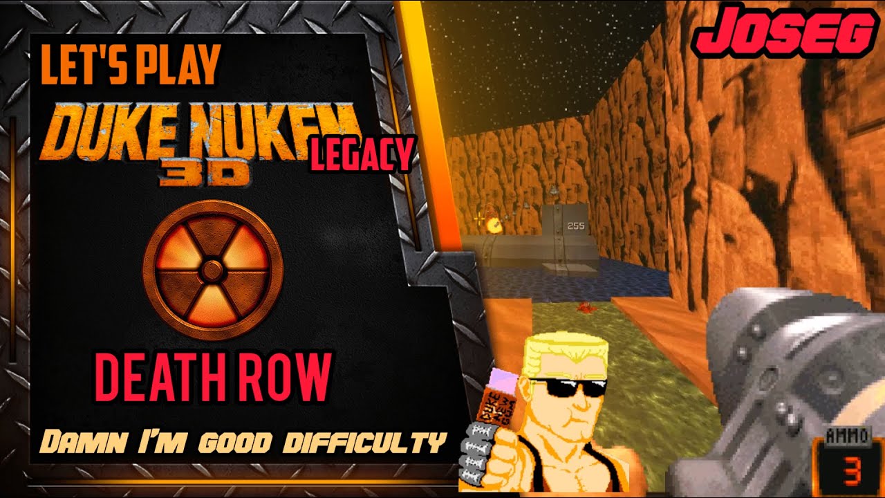 Let's Play Duke Nukem 3D Legacy | Damn I'm Good Difficulty | Death Row ...