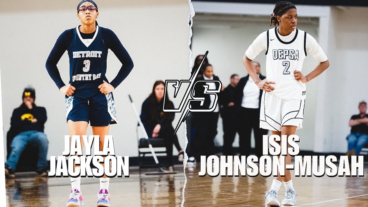 TOP GIRLS IN MICHIGAN FACE OFF! JAYLA JACKSON VS. ISIS JOHNSON-MUSAH ...