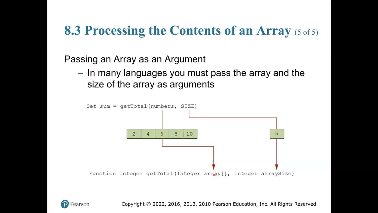 Lecture 11.01 - CH8 Arrays - YouTube