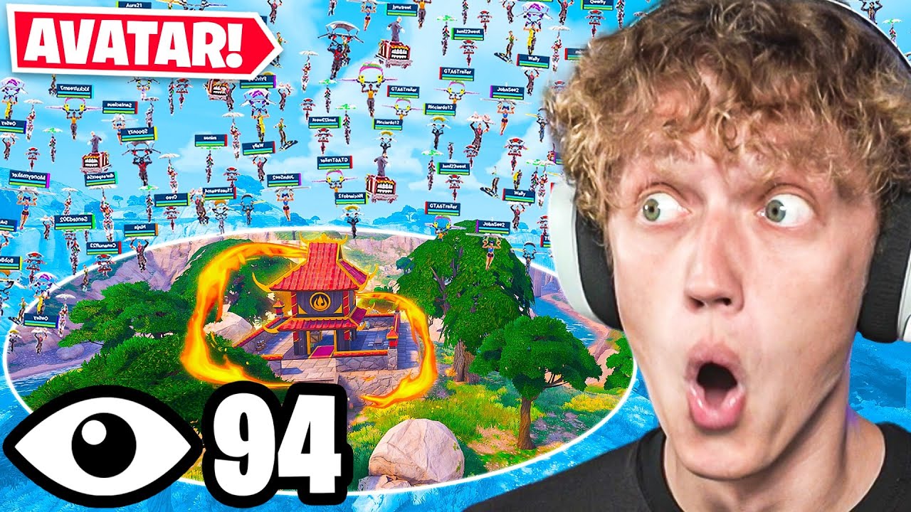 I Got 100 Players To Land At Avatar Towers In Season 2 Fortnite (New ...