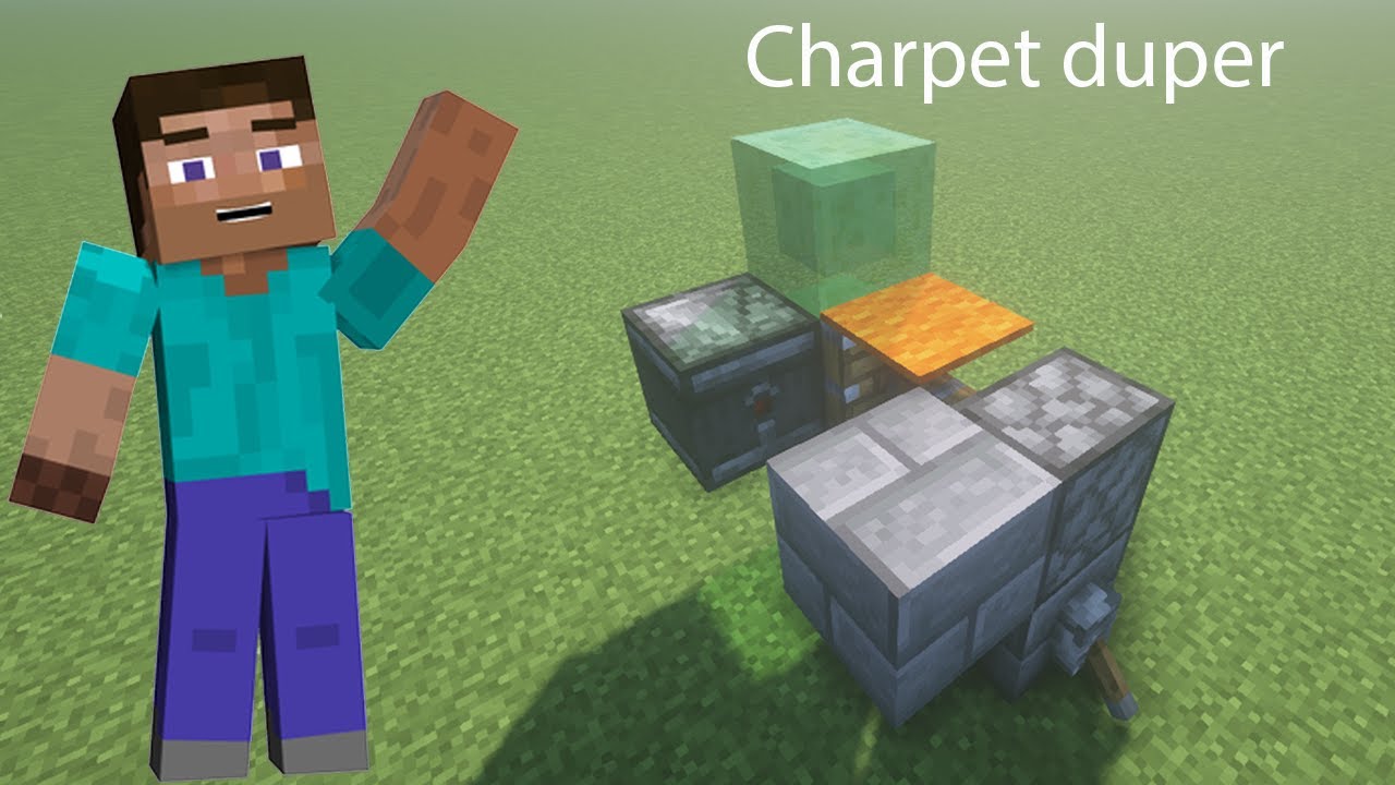 Minecraft Carpet Duplicator Tutorial (No Coral Fan) - Infinity Furnace ...