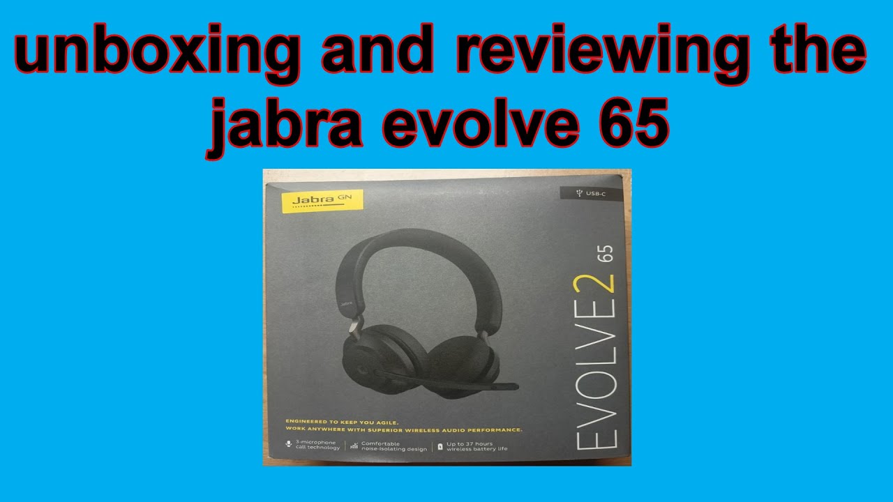 unboxing and reviewing the jabra evolve 65 - YouTube