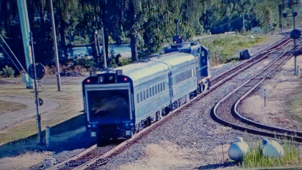 Deshler, OH webcam with the CSX GEOMETRY TRAIN (360 cam take) - YouTube