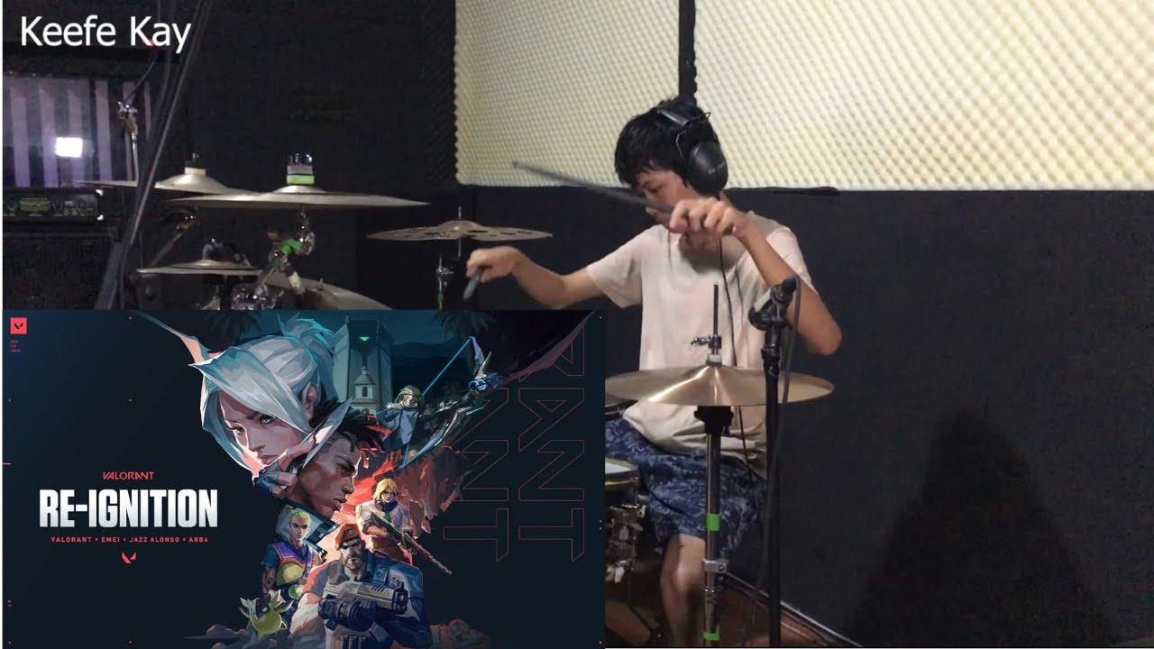 "RE IGNITION" VALORANT x Emei x Jazz Alonso x ARB4 || Drum cover by ...