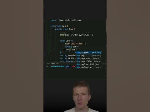 Improving Maintainability with Nested Enums #java #shorts #coding #airhacks - YouTube