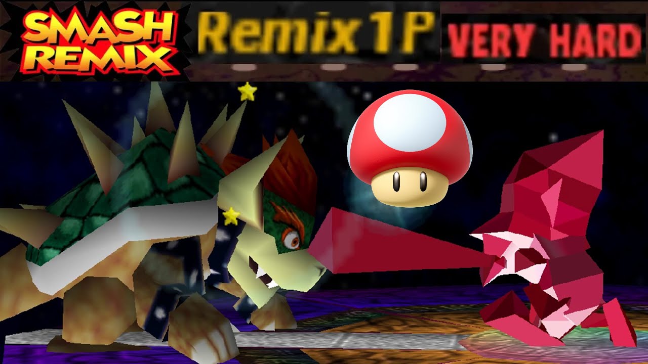 Smash Remix - Classic Mode Remix 1P Gameplay with Giant Polygon Ness ...