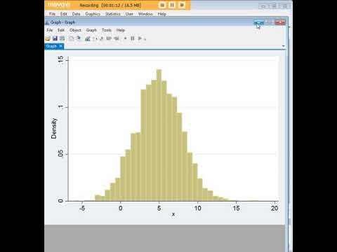 Drawing random numbers with a continuous distribution in Stata - YouTube