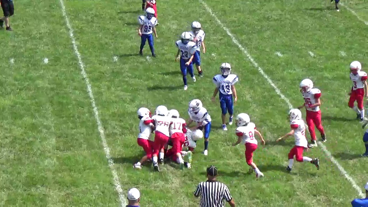 2018 8 19 GUARDIAN ANGELS PONY FOOTBALL - YouTube