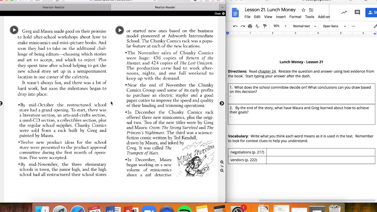 Chapter 24. Lunch Money - YouTube