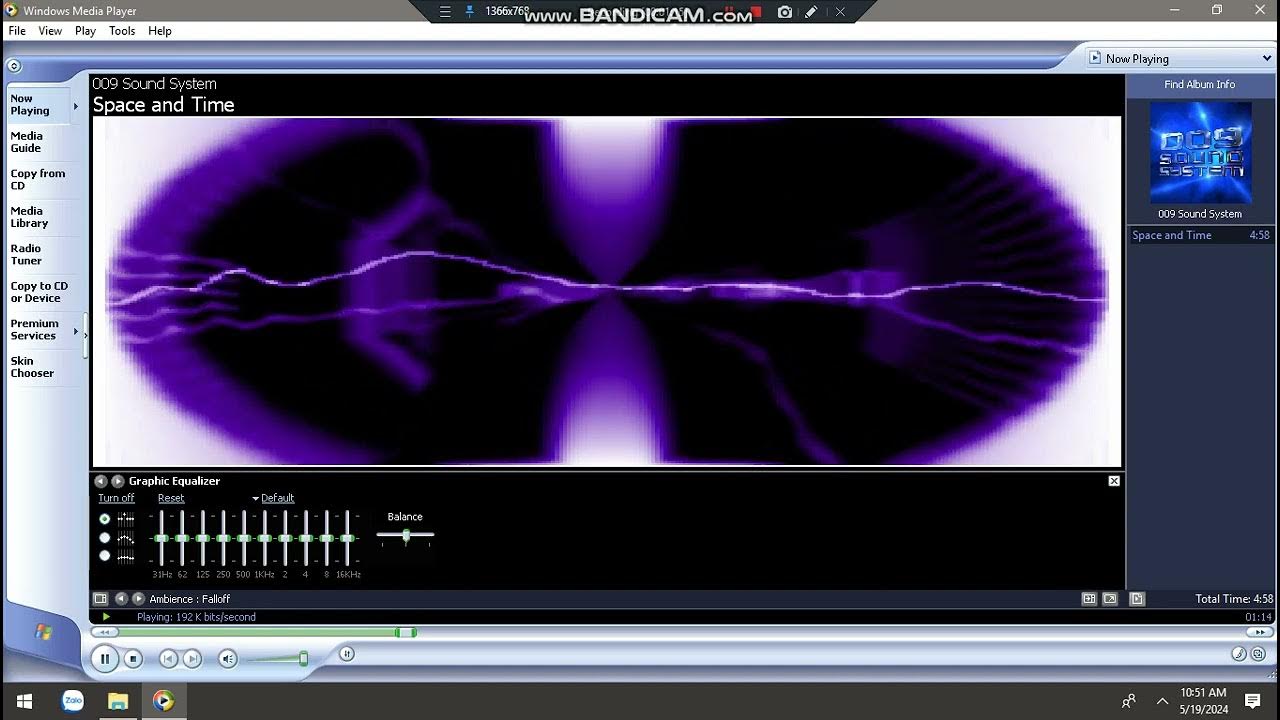 ambience visualizations of windows media player 9 - YouTube