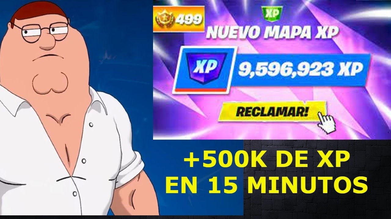 MAPA DE XP 500K DE XP / COMO SUBIR DE NIVELES EN FORTNITE/ MAPAS DE XP ...