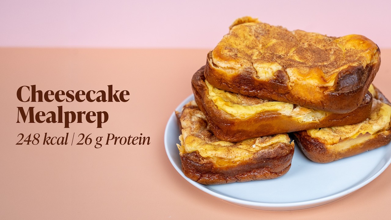 Frühstücks Mealprep: Karamell-Cheesecake mit 26g Eiweiß - YouTube