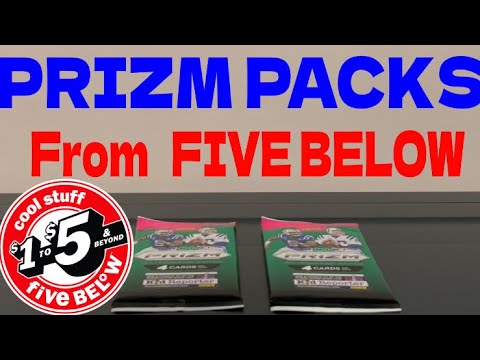 Opening $4 Prizm Football Packs From FIVE BELOW! 🔥🔥🔥 - YouTube